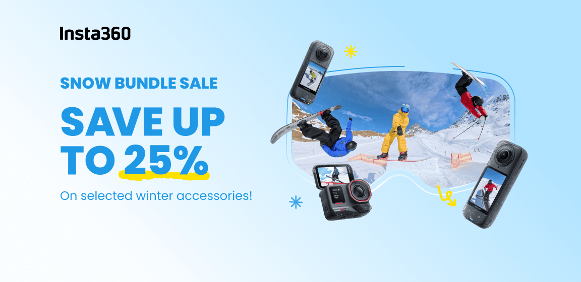 Make Winter Wild with the Insta360 Snow Bundle Sale