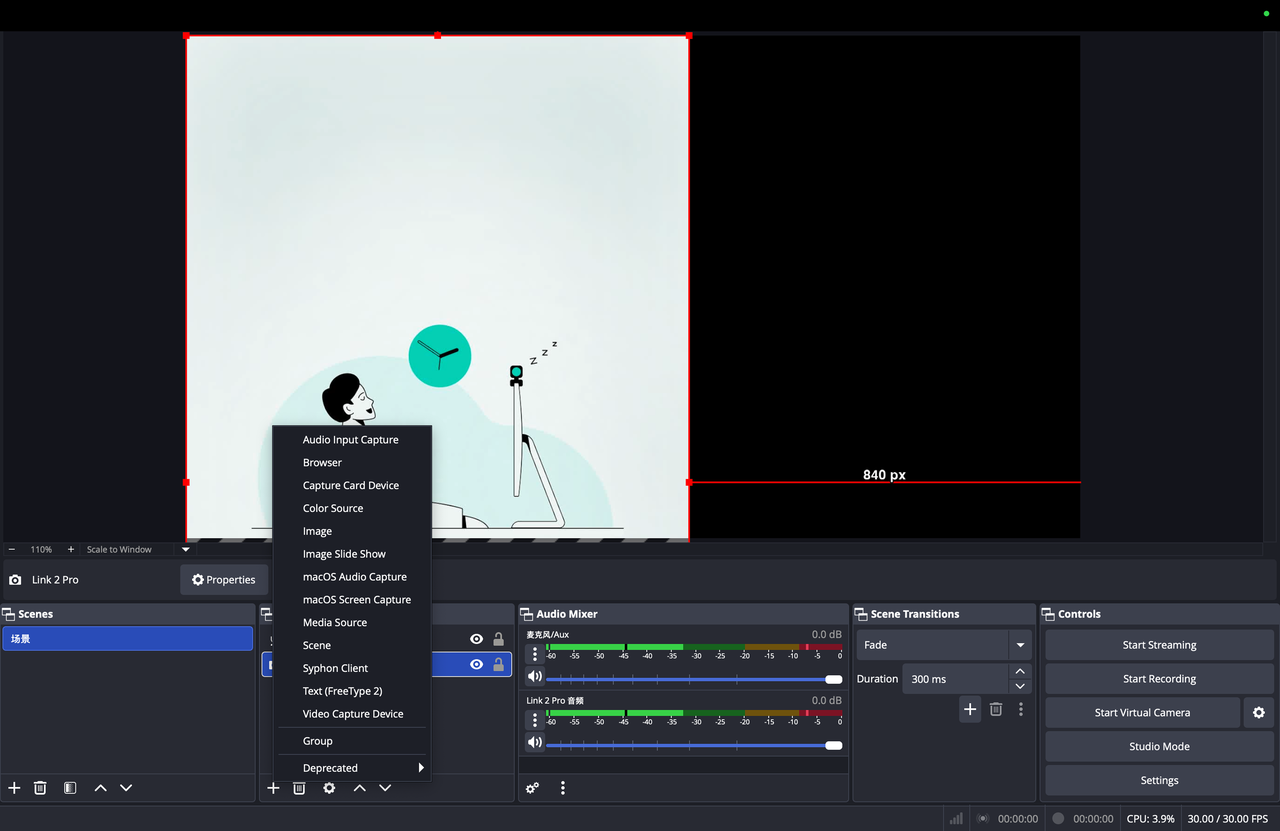 Insta360 link2cpro Tutorial-Using the Camera via OBS Studio