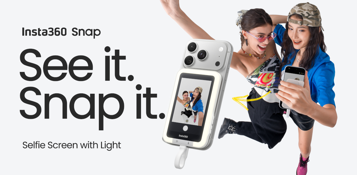 Insta360 lance Snap, l’écran selfie magnétique pour sublimer vos ...