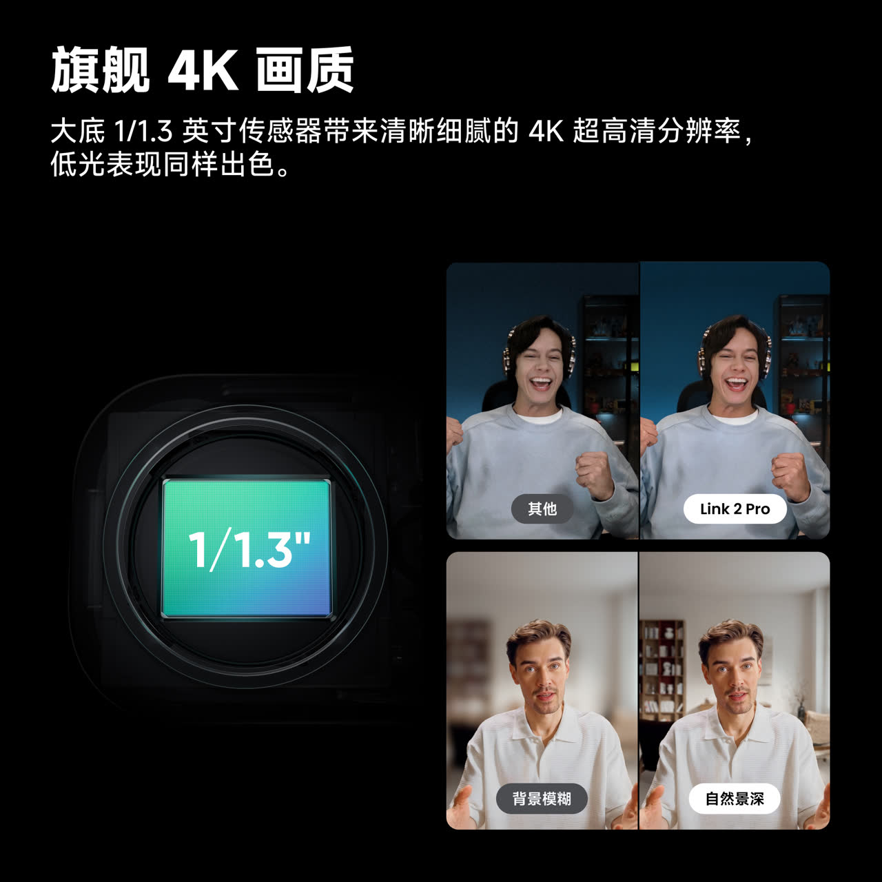 购买 Insta360 Link 2 Pro & Link 2C Pro - 旗舰 AI 4K 网络直播摄像头 - 影石Insta360 官方商城